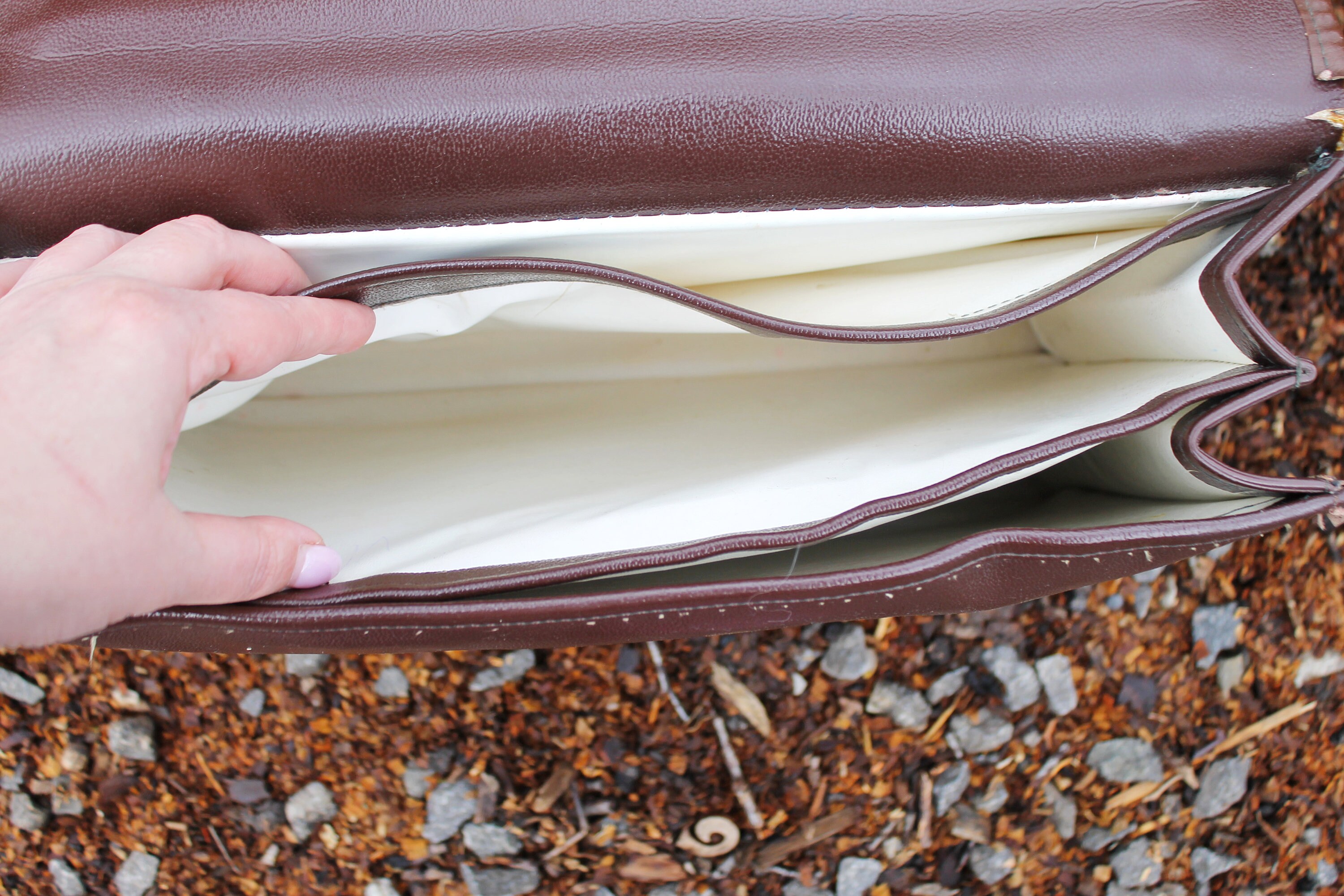 Vintage School Bag With Cartoon Fox Soviet Rare Bag USSR Brown School ...