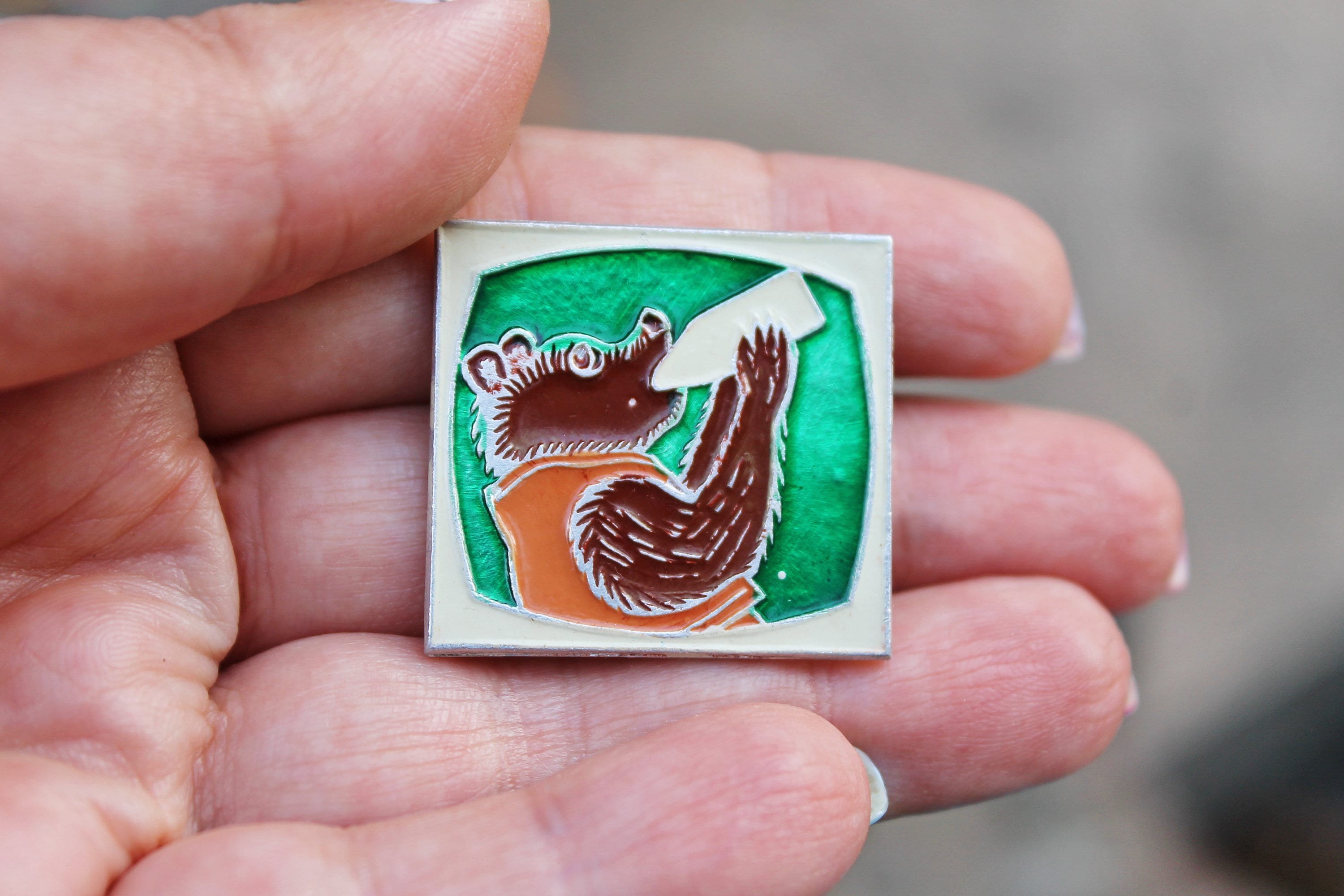 Set of Two Vintage Soviet Children's Pins Badges - Etsy