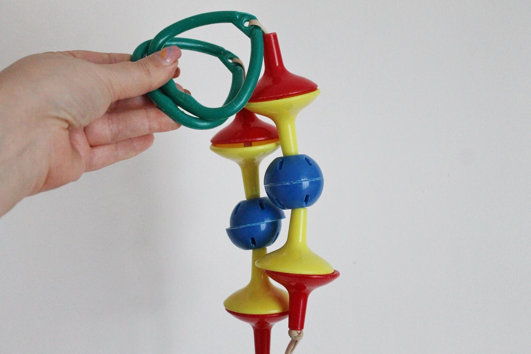 Soviet Vintage Baby Rattle for Baby Carriage 11 Inches Each - Etsy