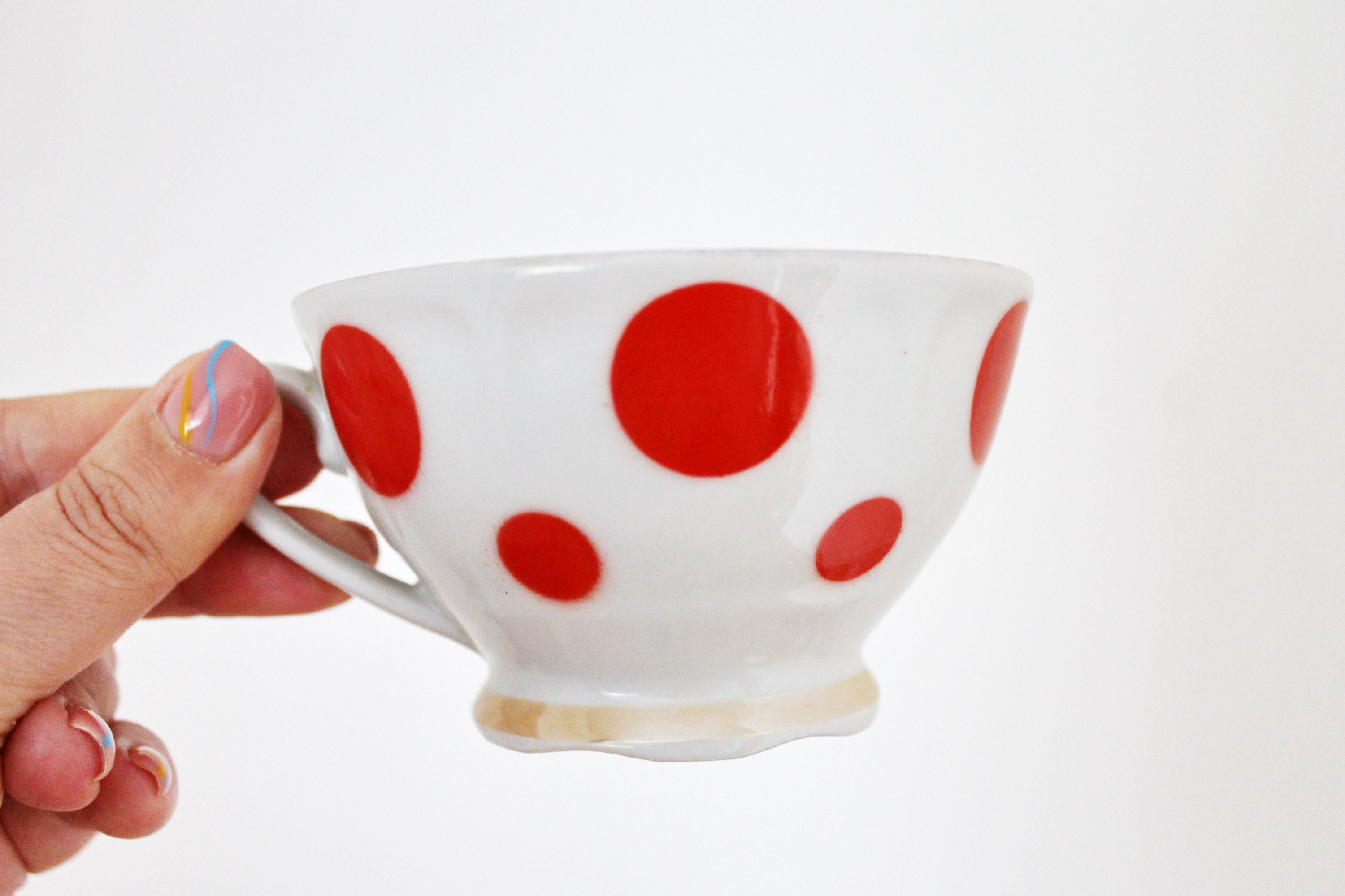 Lovely Rare Soviet Vintage Tea Set, Soviet Porcelain Service, Vintage Porcelain Set Kremges ...