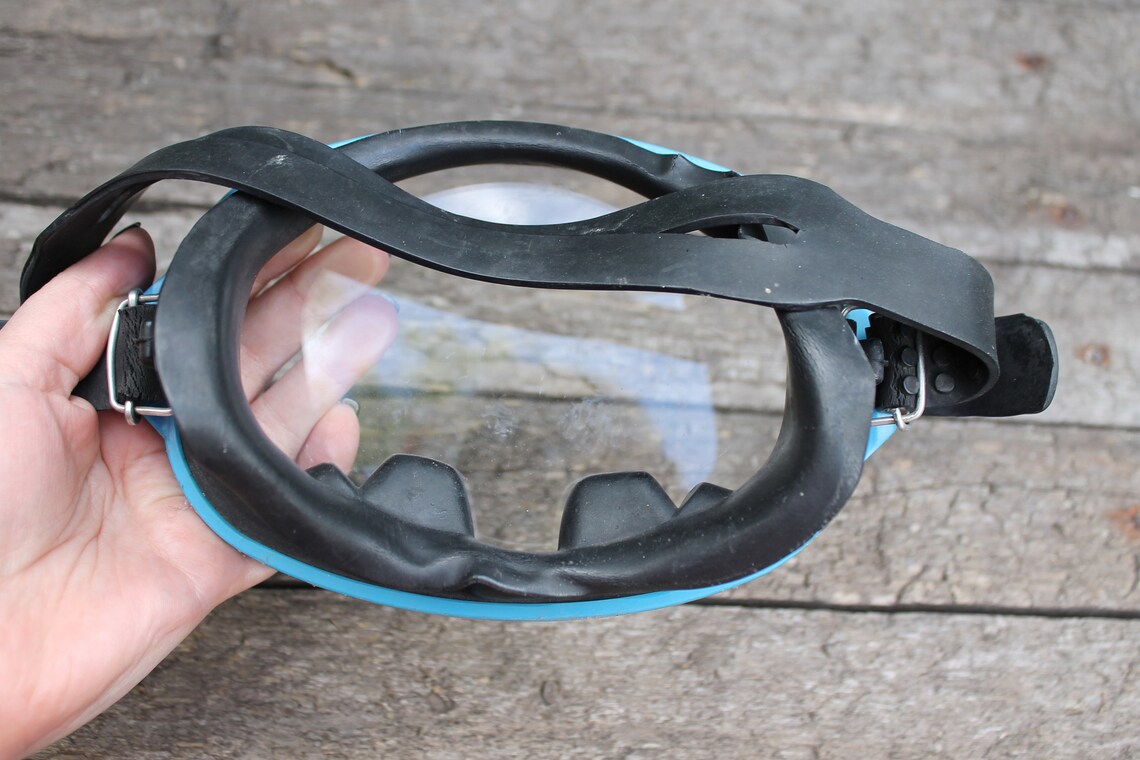Vintage Scuba Diving Mask “akvanavt”, Soviet Diving Mask, USSR Skuba ...