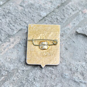 Vintage Soviet USSR Pin Badge Slavuta-city - USSR Pin - Vintage Soviet ...