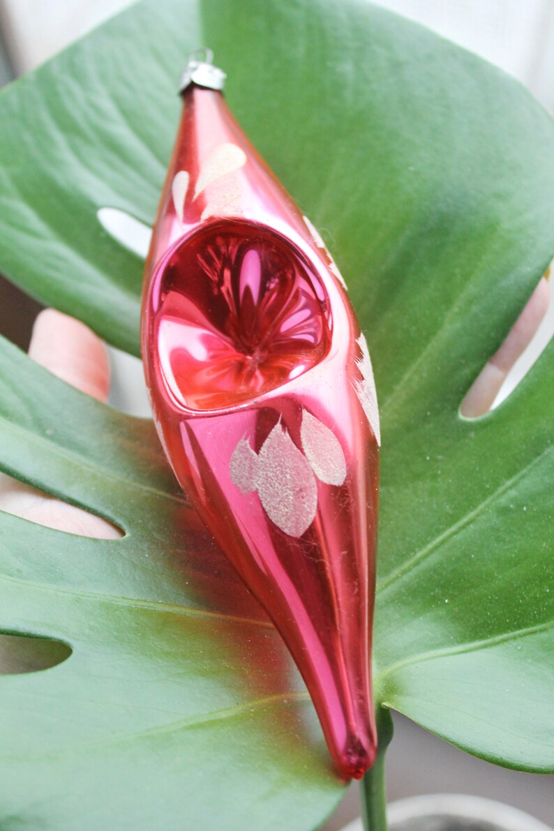 Christmas Tree Pink Toys Icicle Set of Two 6.3 Inch - Etsy