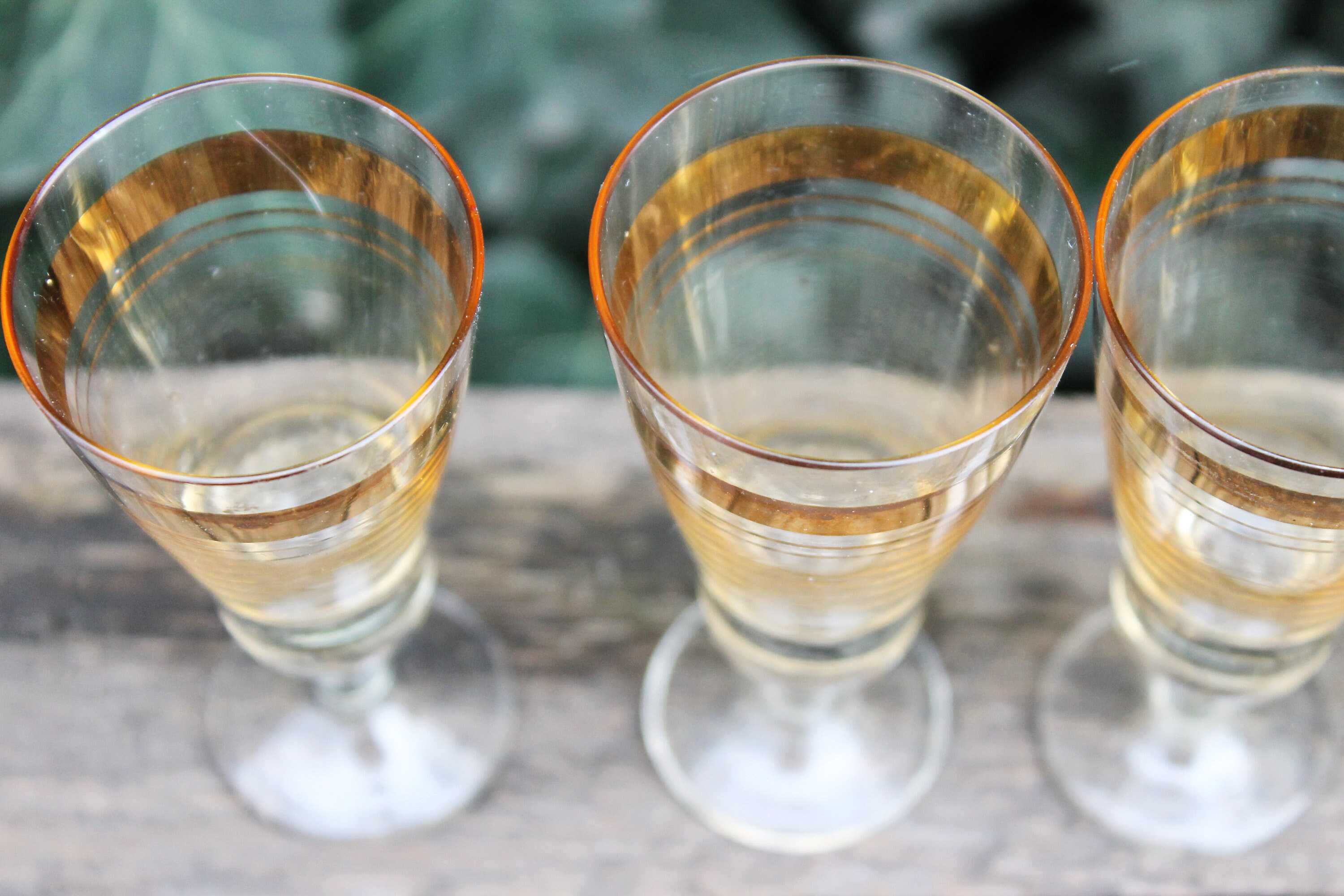 Set of 4 Vintage USSR Small Glasses on a Leg Glasswares - Etsy