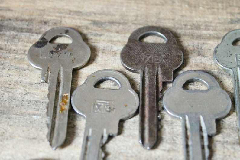 Set of 8 Vintage Keys From the USSR - Soviet Union Vintage Keys, Old ...