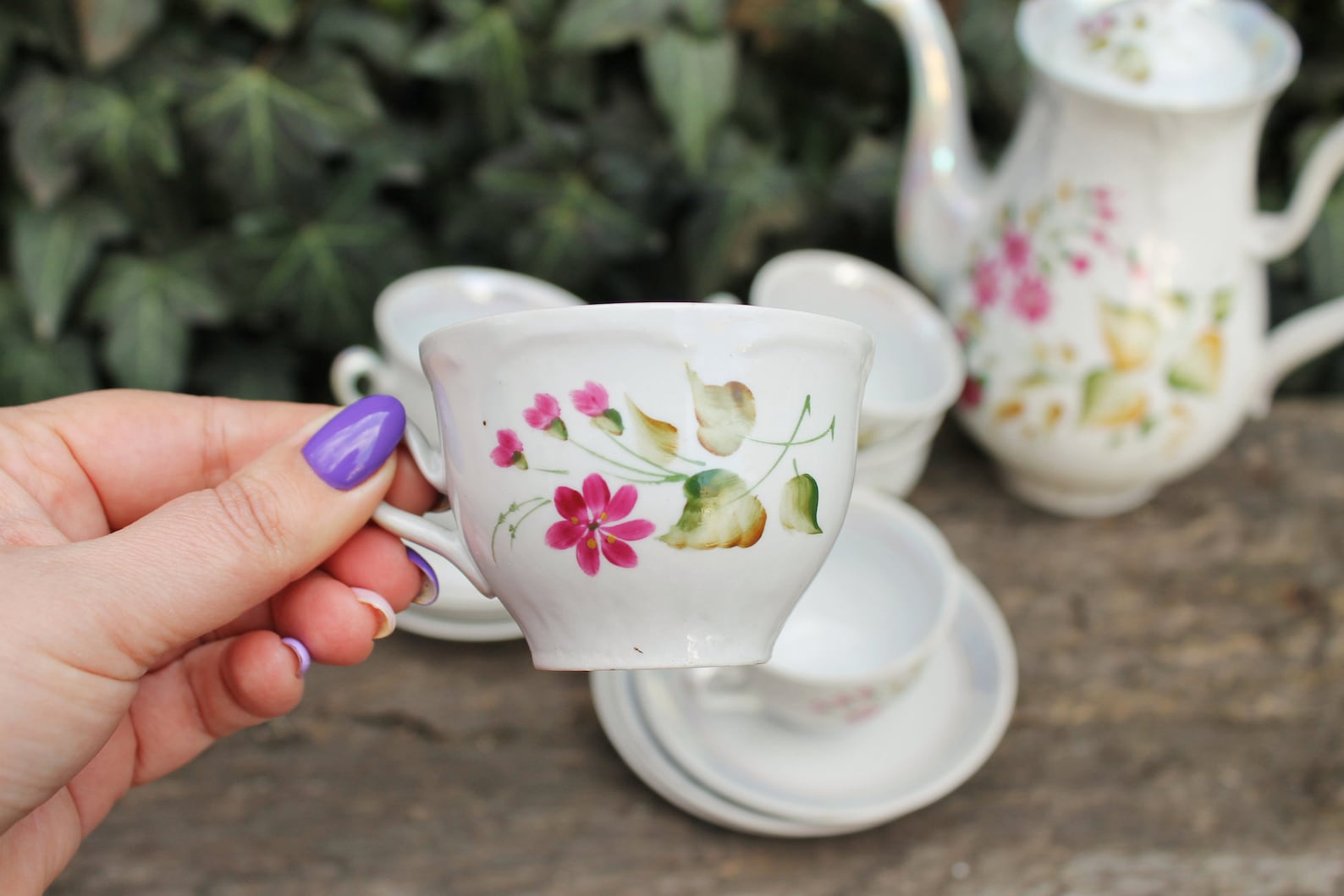 Soviet Coffee-tea Set for 6 Persons Soviet Coffee Set Soviet - Etsy