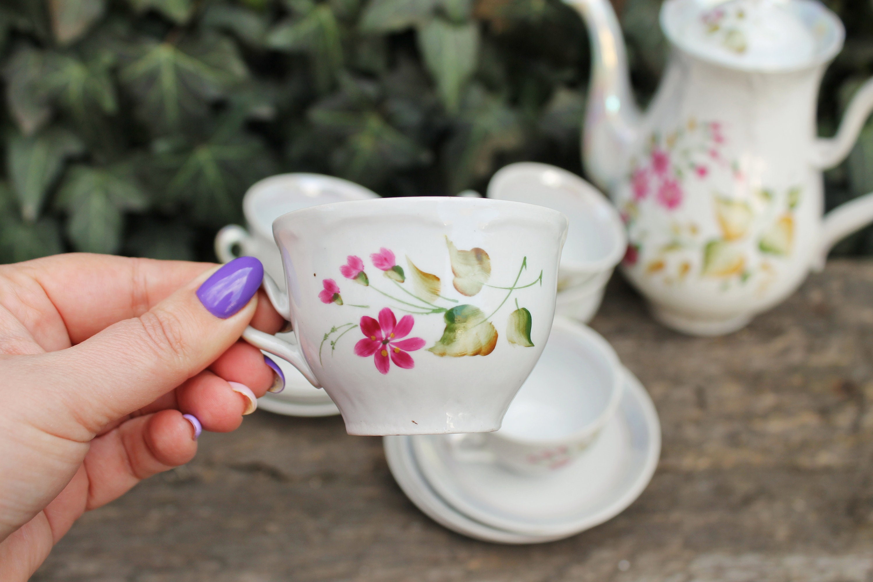 Soviet Coffee-tea Set for 6 Persons Soviet Coffee Set Soviet - Etsy