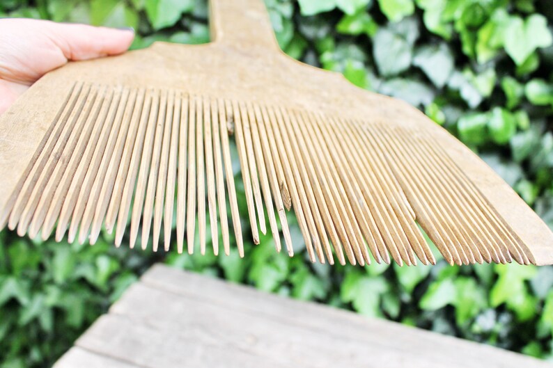 Vintage Wooden Antique Wool Comb Wooden Carder Wool - Etsy