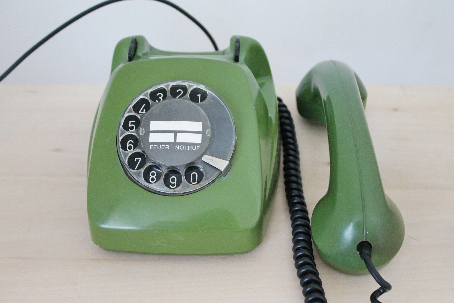 Vintage Soviet Rotary Telephone Circle Dial Rotary Phone Vintage Phone ...