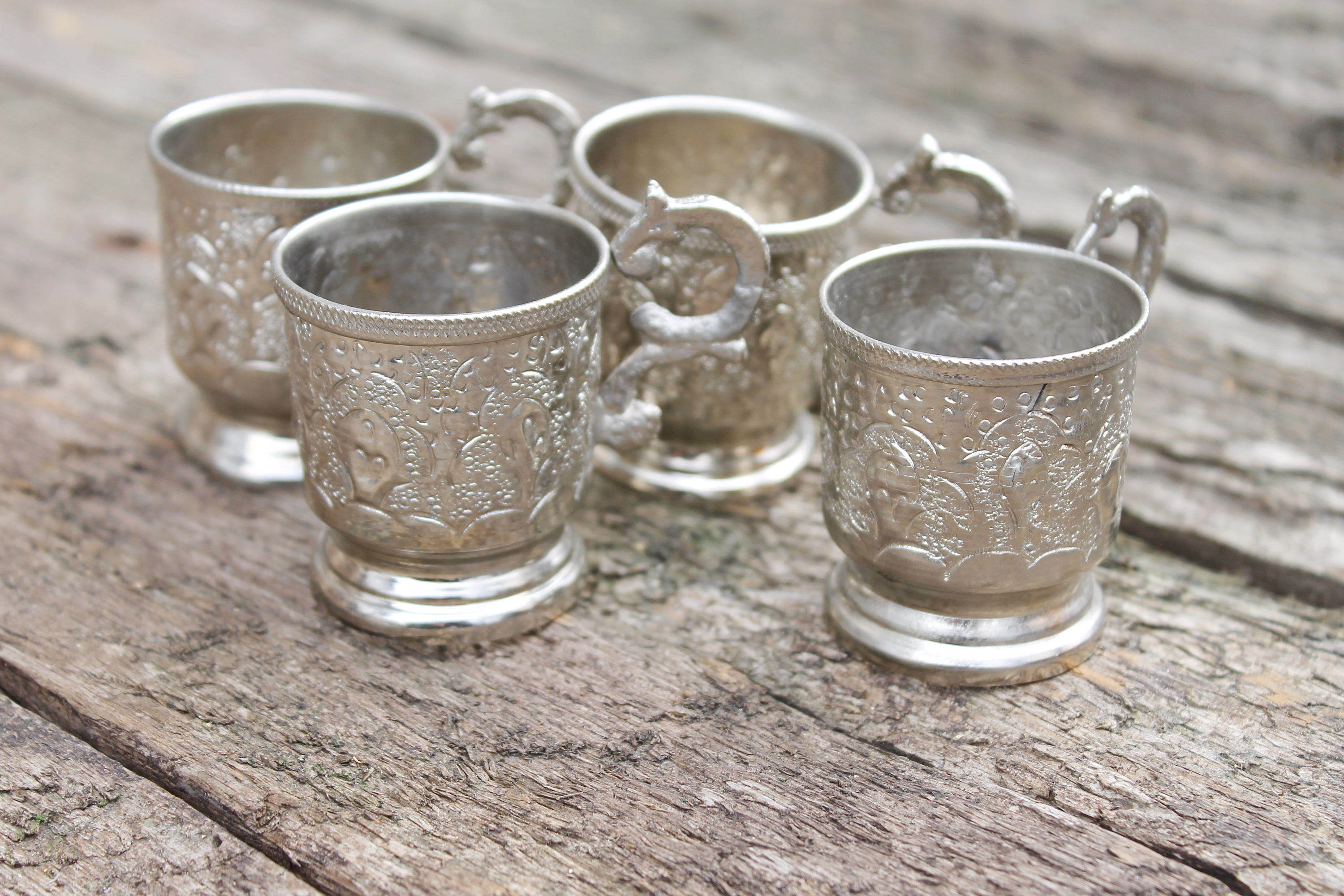Set of Four Mini-cupboards - Vintage Glass Holders - 1970s-1980s - Etsy