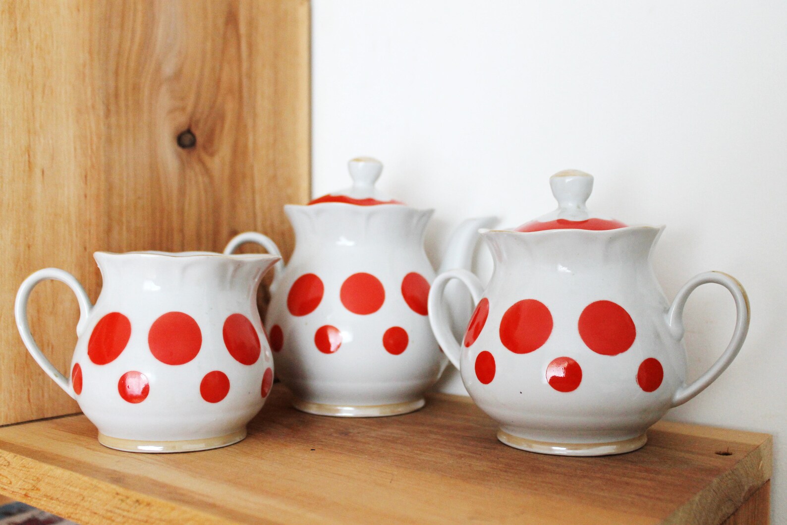 Lovely Rare Soviet Vintage Tea Set, Soviet Porcelain Service, Vintage Porcelain Set Kremges ...