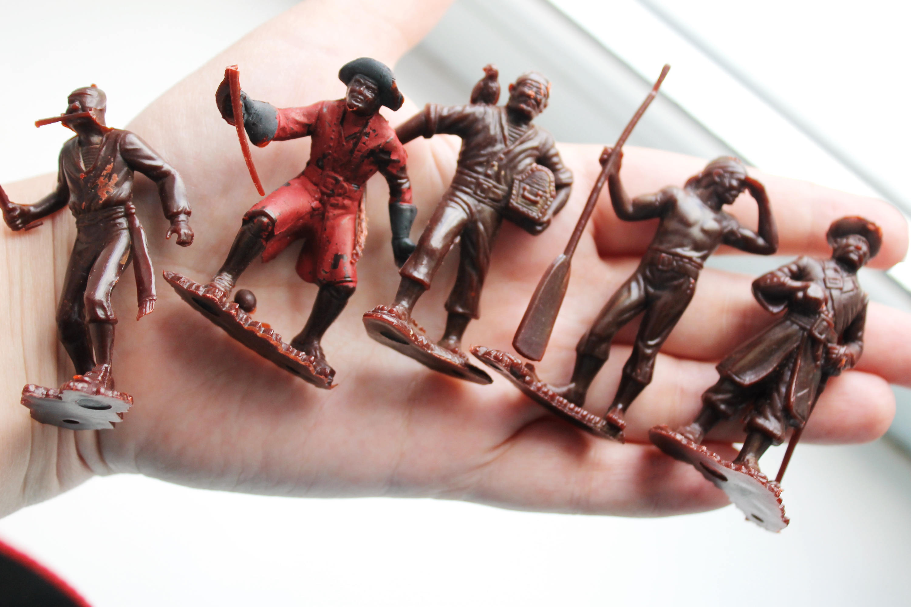 Set of 5 Ussr Vintage Plastic Toys Pirates Soldiers - Etsy