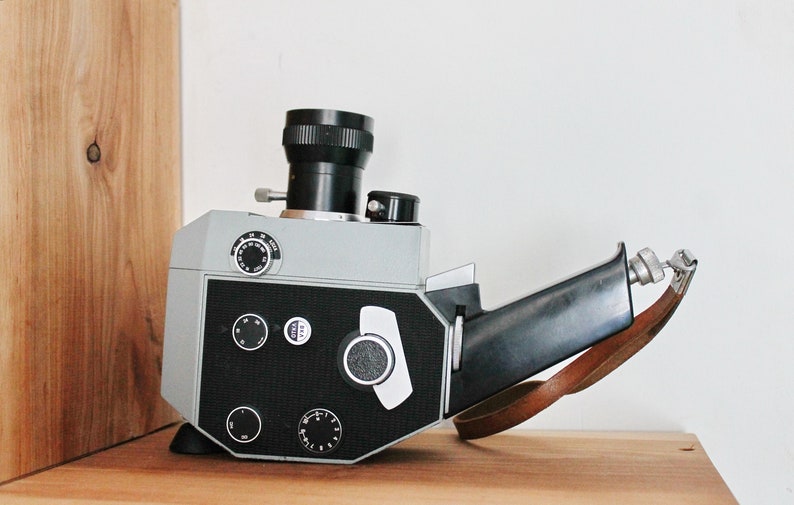 Old Vintage Soviet Movie Camera Quartz 2 8C-3 Vintage Soviet Film ...
