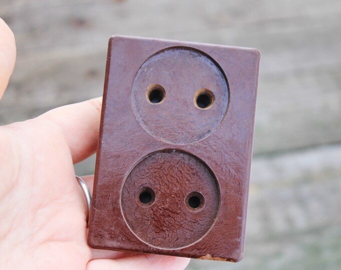 Old Vintage Electric Socket Splitter - Soviet Vintage Electric Plug ...