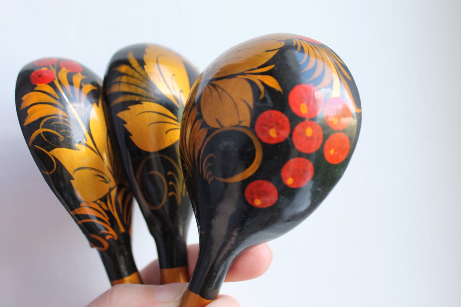 Set of 3 Vintage Soviet Wooden Spoons Soviet Cutlery. - Etsy