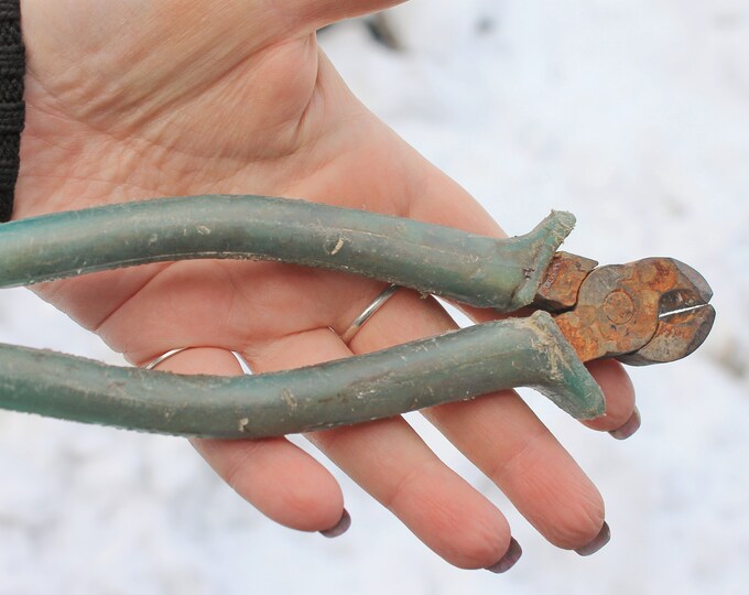 Old Vintage Rare Wire Cutters - Handtools - Vintage Pliers - Iron ...
