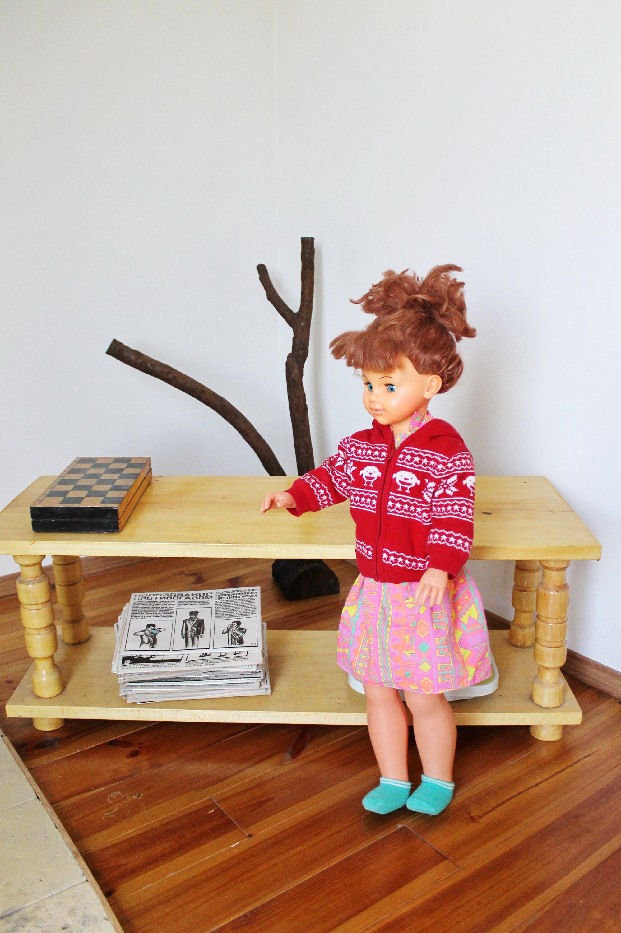 Big giant Vintage Soviet Doll 75 Cm 29.5 Inches USSR - Etsy