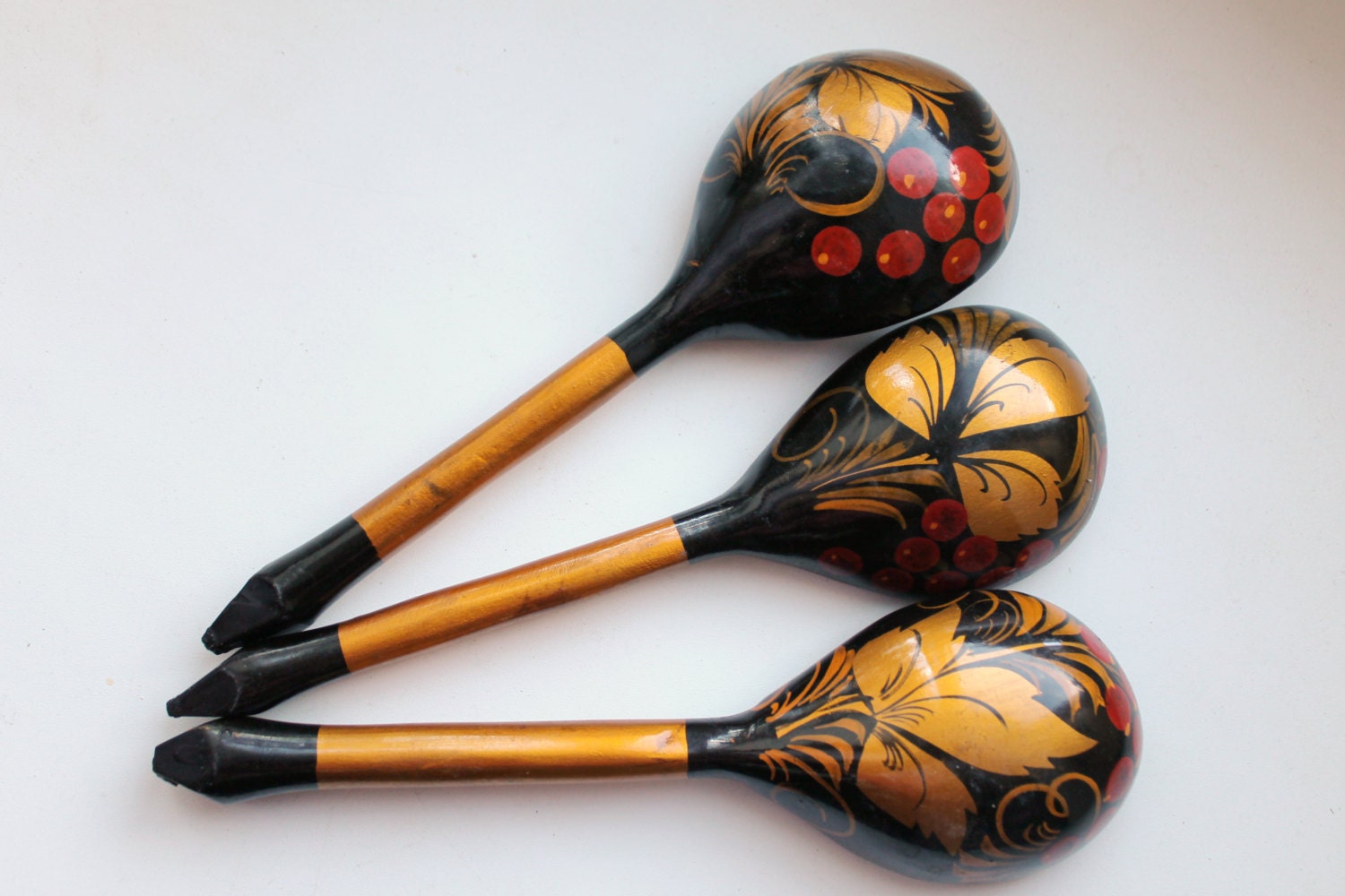 Set of 3 Vintage Soviet Wooden Spoons Soviet Cutlery. - Etsy