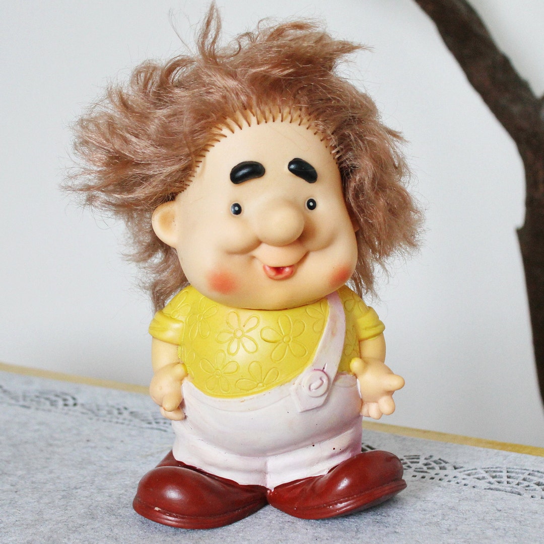 Vintage Soviet Rubber Toy – “karlsson” Character – 1980s USSR Figurine ...