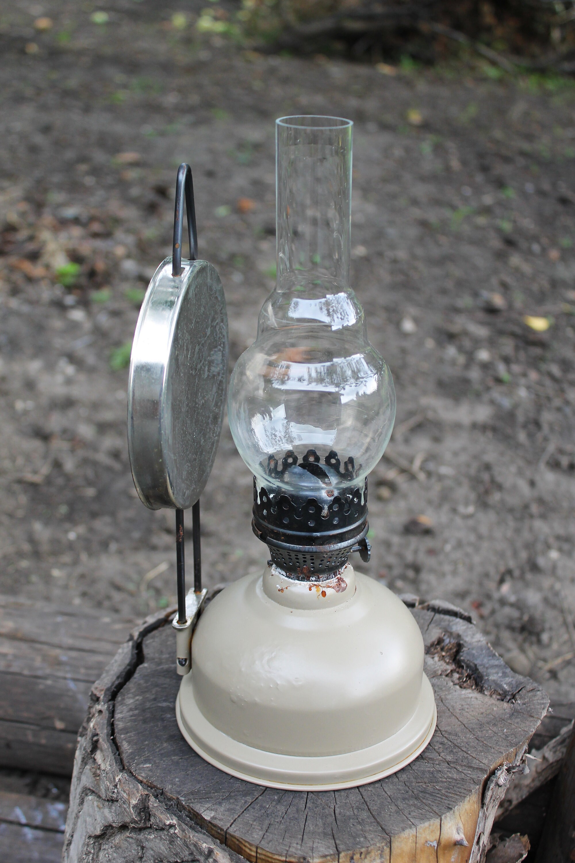 Vintage Oil Lamp Gas Lamp Petrol Lamp USSR Vintage Lamp Kerosene Lamp ...