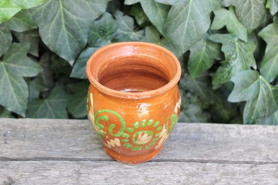 Old Ceramic Pottery Vintage Clay Pot Old Brown Pots - Etsy