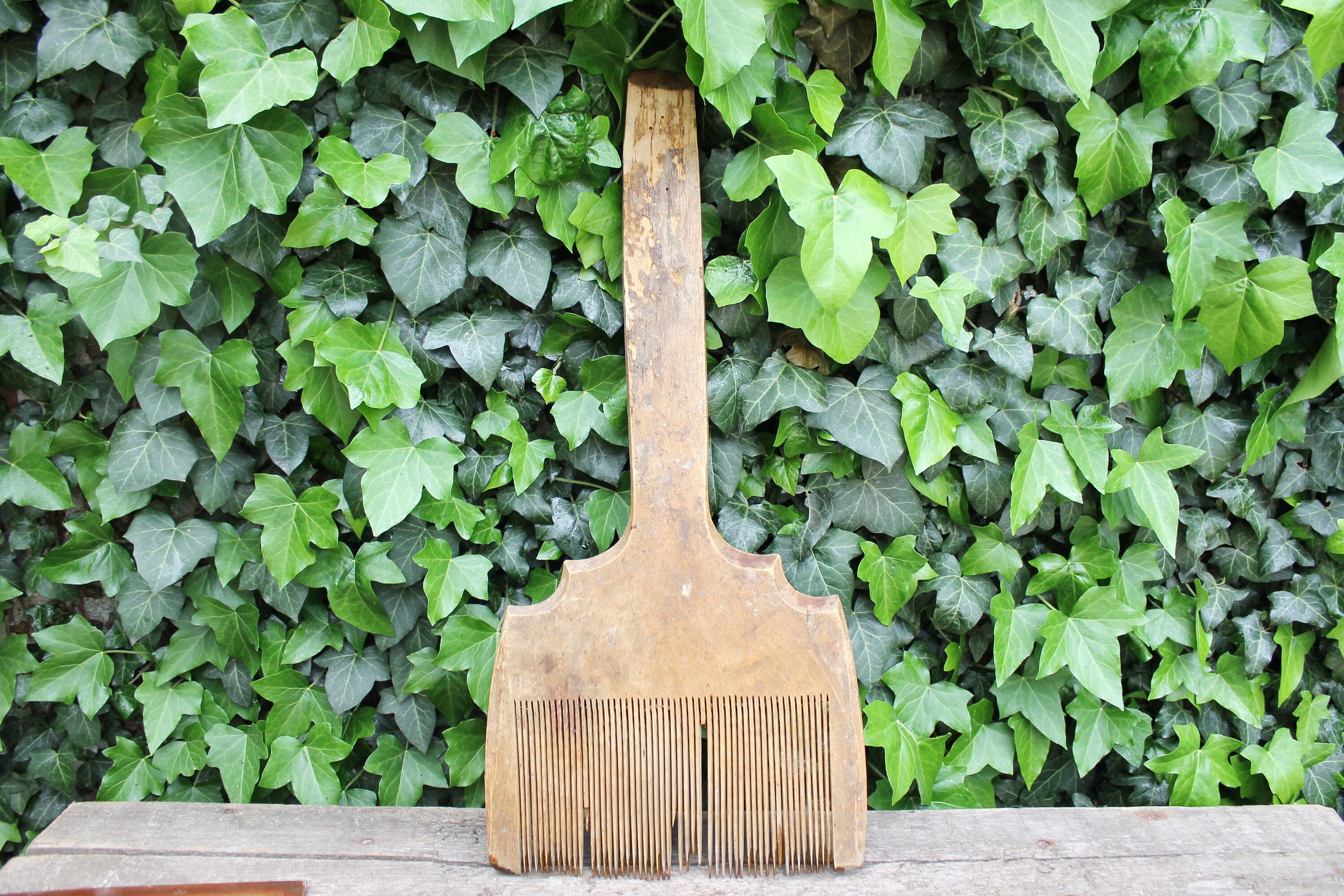 Vintage Wooden Antique Wool Comb Wooden Carder Wool - Etsy