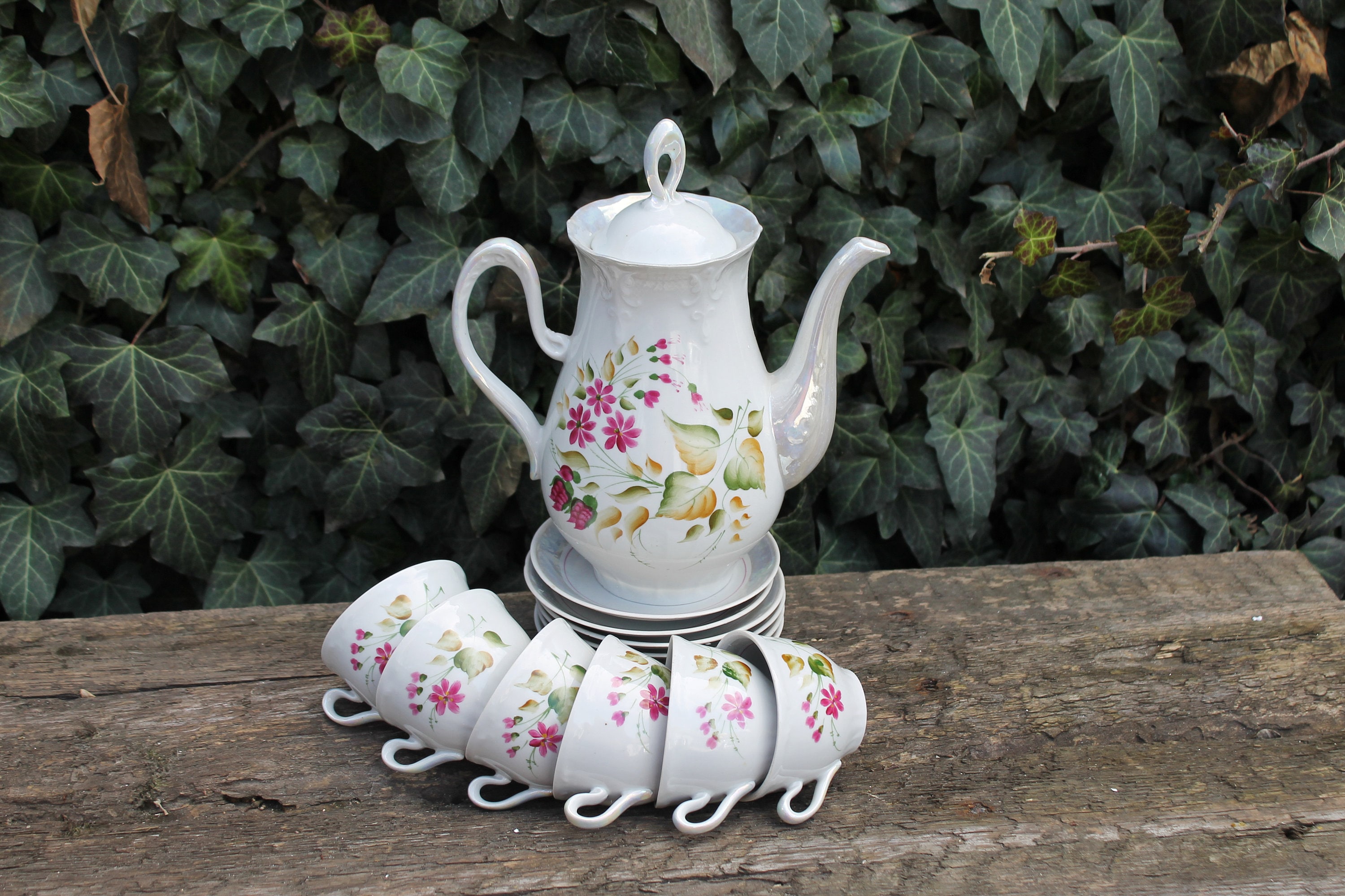 Soviet Coffee-tea Set for 6 Persons Soviet Coffee Set Soviet - Etsy