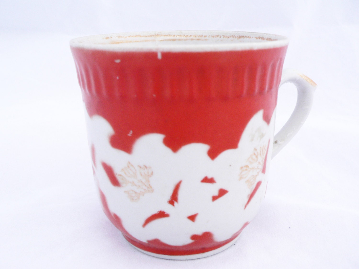 Vintage Soviet Cup Ukrainain Small Cup With Flowers Mug USSR Era 70s ...