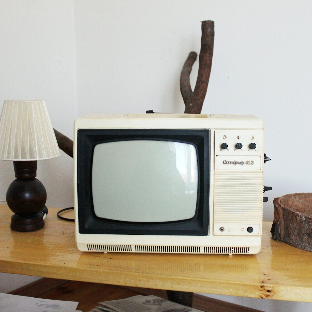 Soviet Vintage Small TV - Television Set - Made in USSR - Working ...