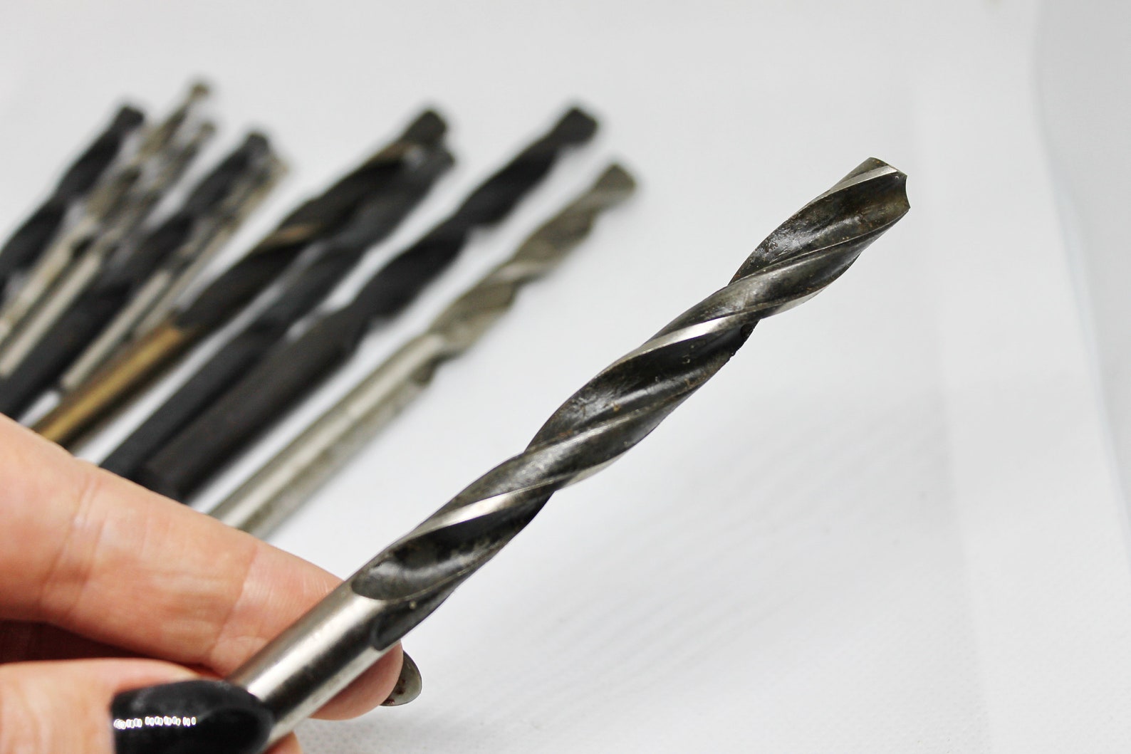 Set of 13 USSR Vintage Drill Bits - Not Used - Different Sizes of Drill ...