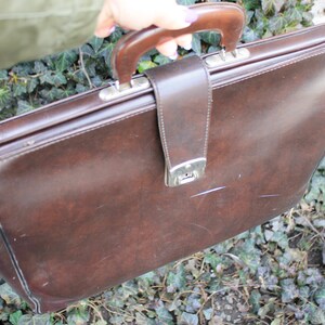 Vintage Soviet Busines Bag - Suitcase - Classic Male Original Leather ...