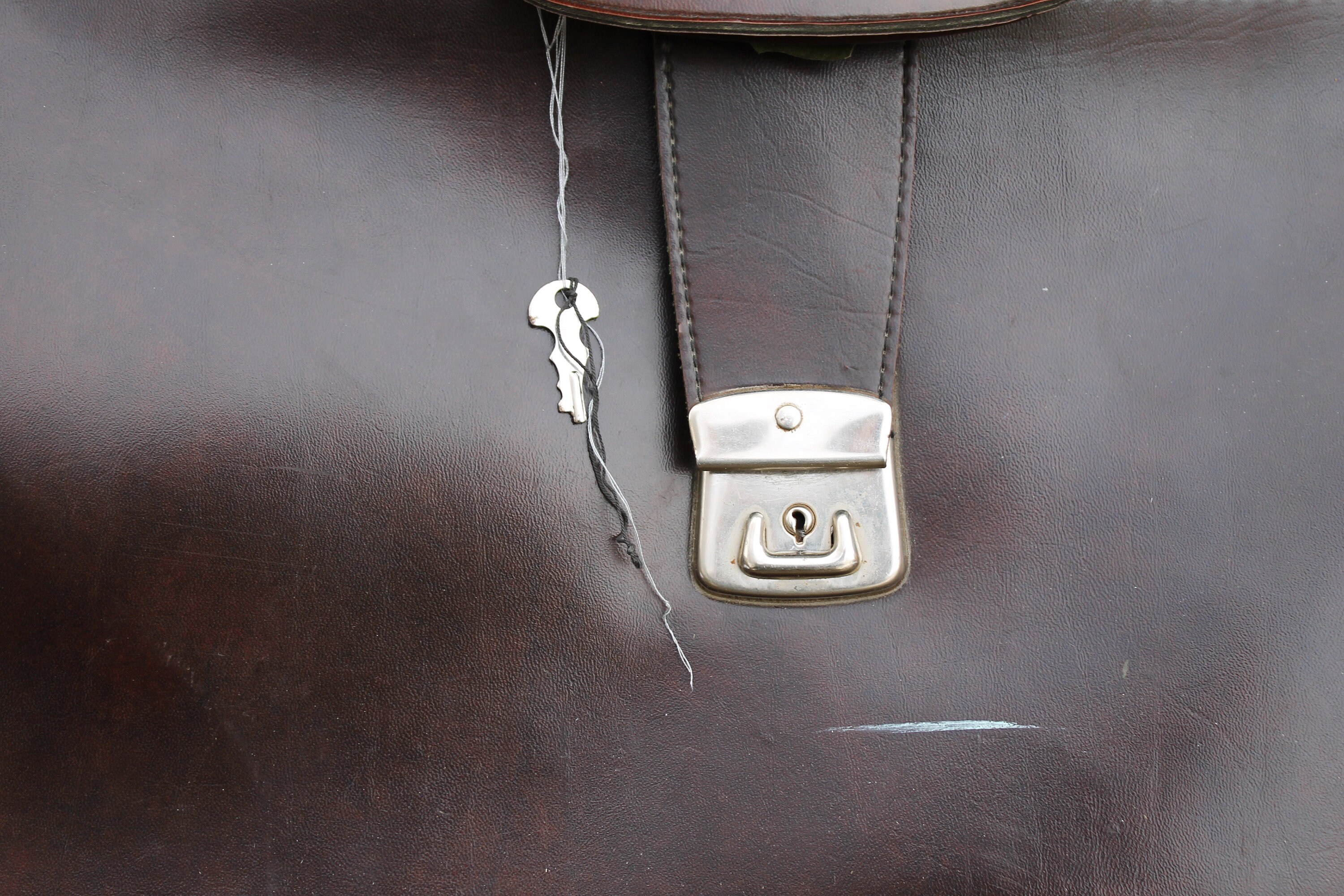 Vintage Soviet Busines Bag - Suitcase - Classic Male Original Leather ...