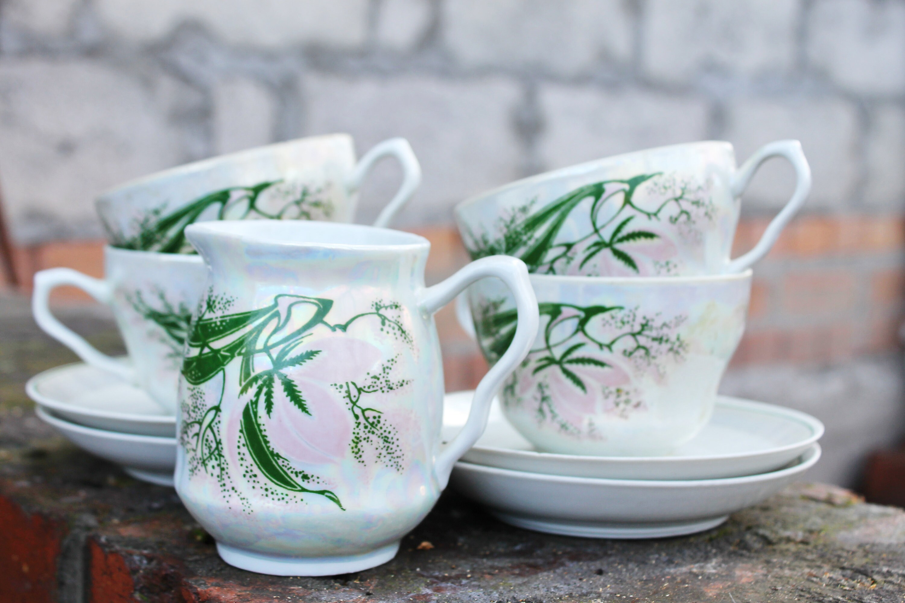 Soviet Tea Set for 4 Persons, Soviet Coffee Set, Soviet Porcelain ...