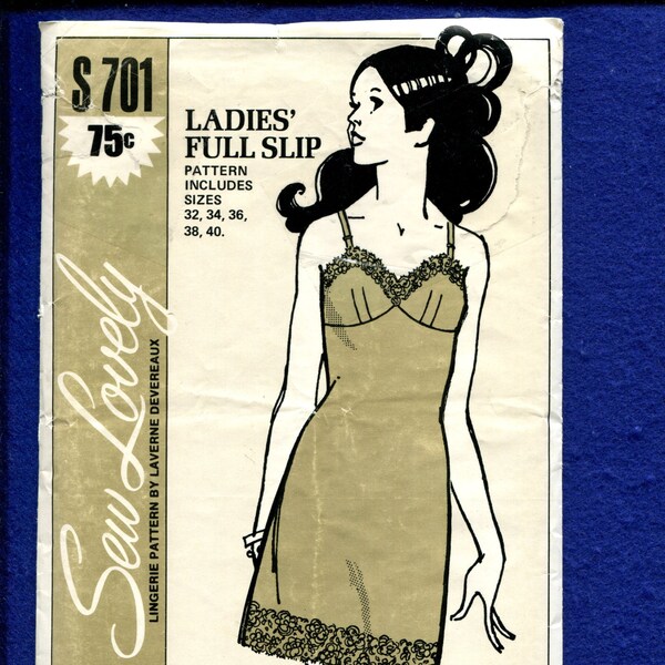 Full Slip Pattern - Etsy