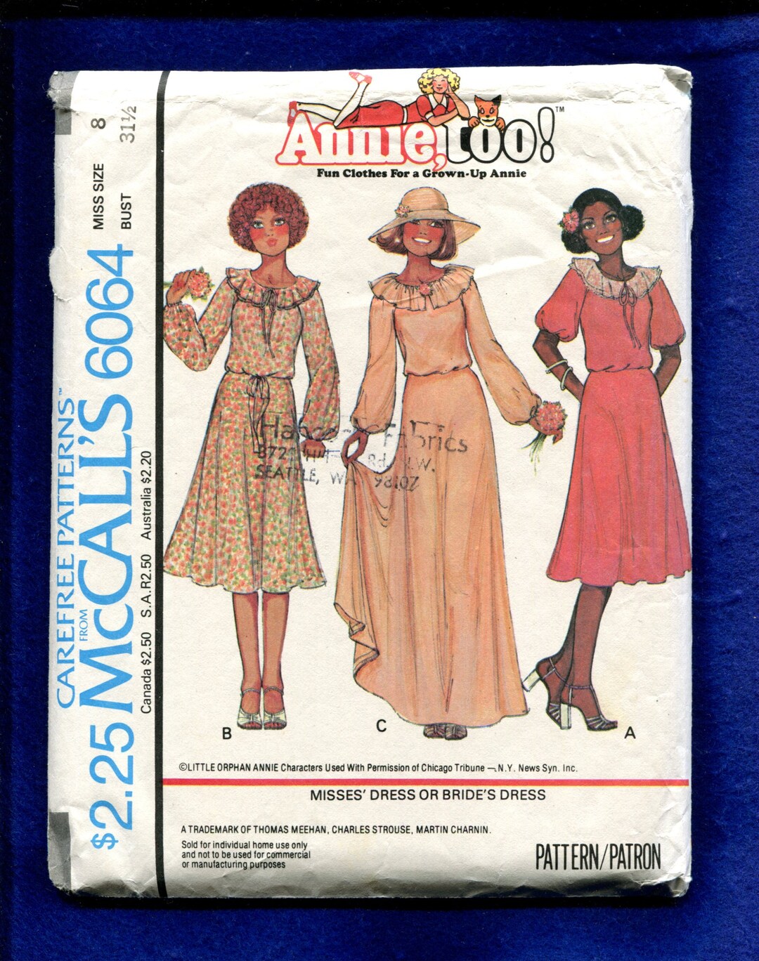 1978 Mccalls 6064 Southern Garden Party Chic Flowing Ruffled Neckline ...