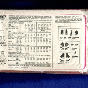 1970's Simplicity 8907 Gunne Sax Romantic Western Blouse & | Etsy