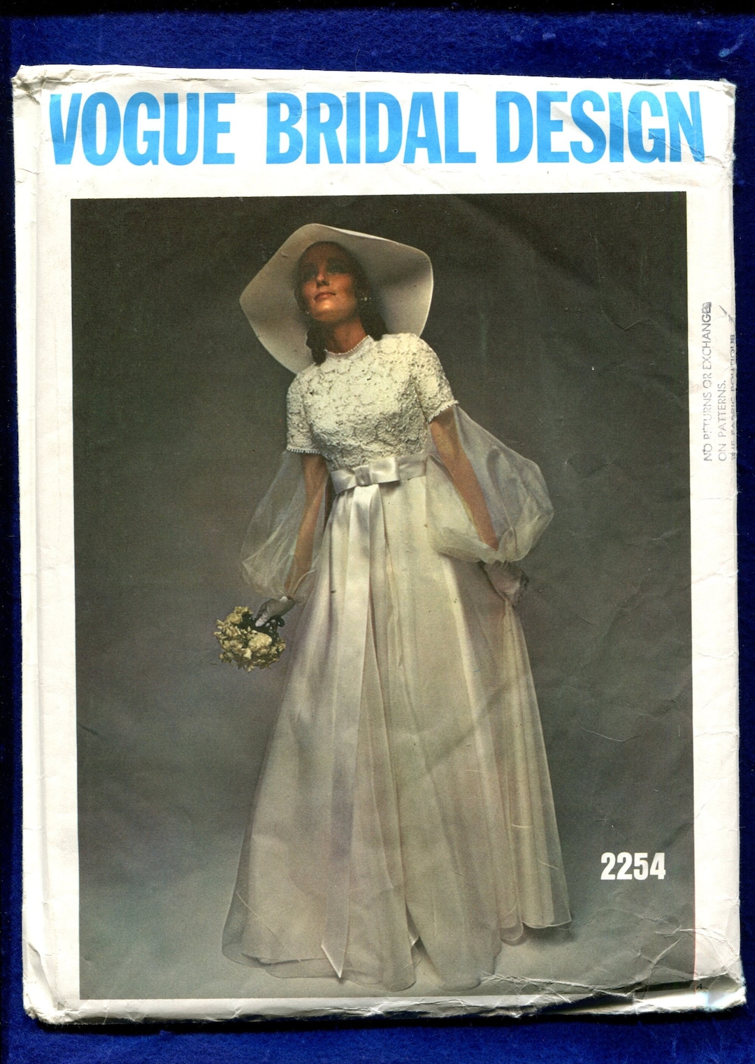 1970's Vogue 2254 Retro Garden Wedding Dress Pattern Size 10 UNCUT - Etsy
