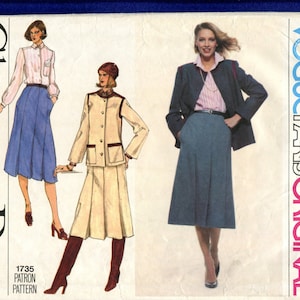 1970's Vogue 1735 Christian Dior Classic Sportswear Pattern Size 10 ...