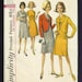 1965 Simplicity 6099 Scallop Collar Bolero Jacket & a Line Dress With ...