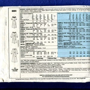 1978 Mccalls 6064 Southern Garden Party Chic Flowing Ruffled Neckline ...