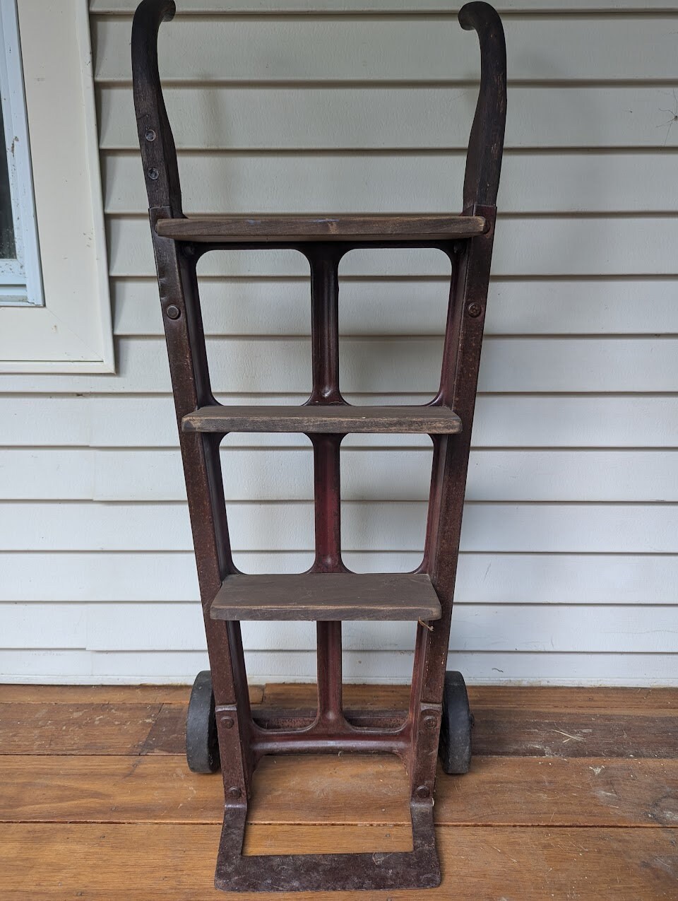 Antique Industrial Hand Truck Dolly - Repurposed Shelf - Etsy