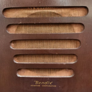 Radio Table Model 1940s Bendix 646-A - Dropleaf Solid Mahogany - Etsy