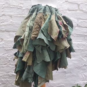 Black Hi Lo Skirt Tattered Skirt Upcycled Gown Gothic Wedding Skirt ...