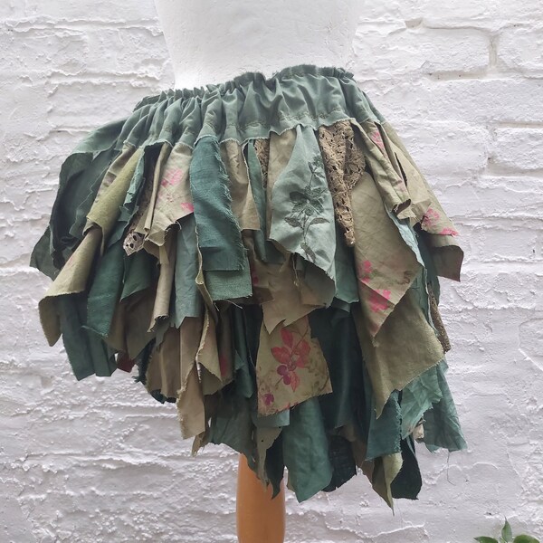 Gothic Ruffle Skirt - Etsy