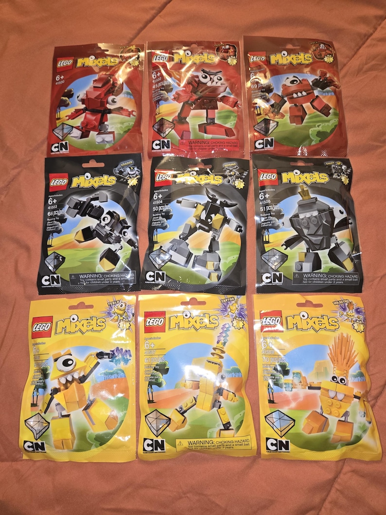 Lego Mixels Series 1-9 Full Set - Unopened and Unused - Etsy