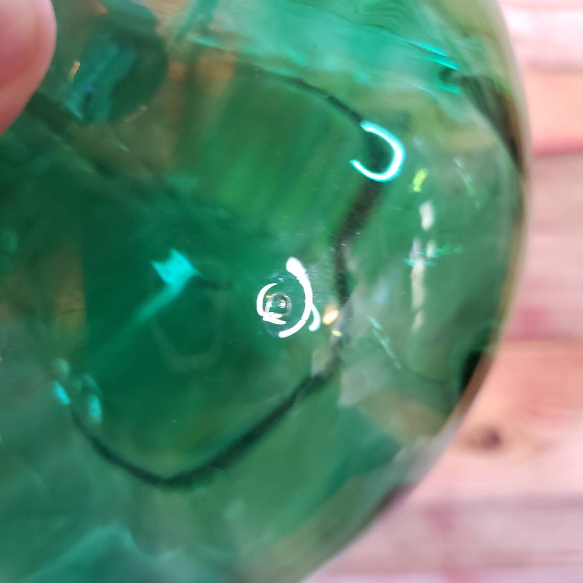 Vintage Green Beacon Glass Company Vase 1940's - Etsy