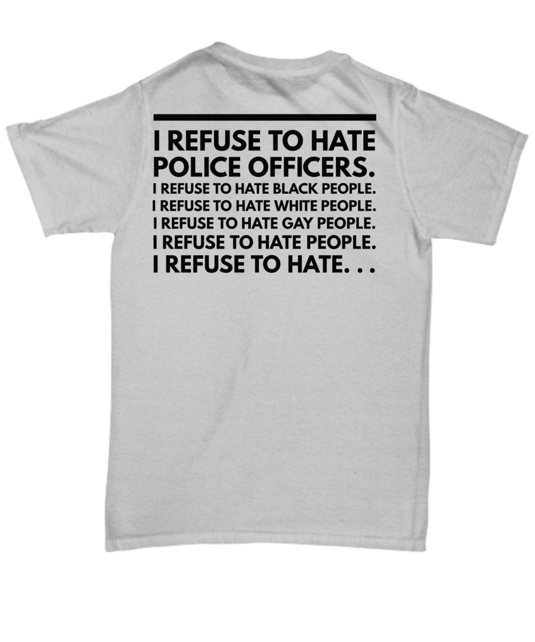 Refuse to Hate Shirts - Etsy