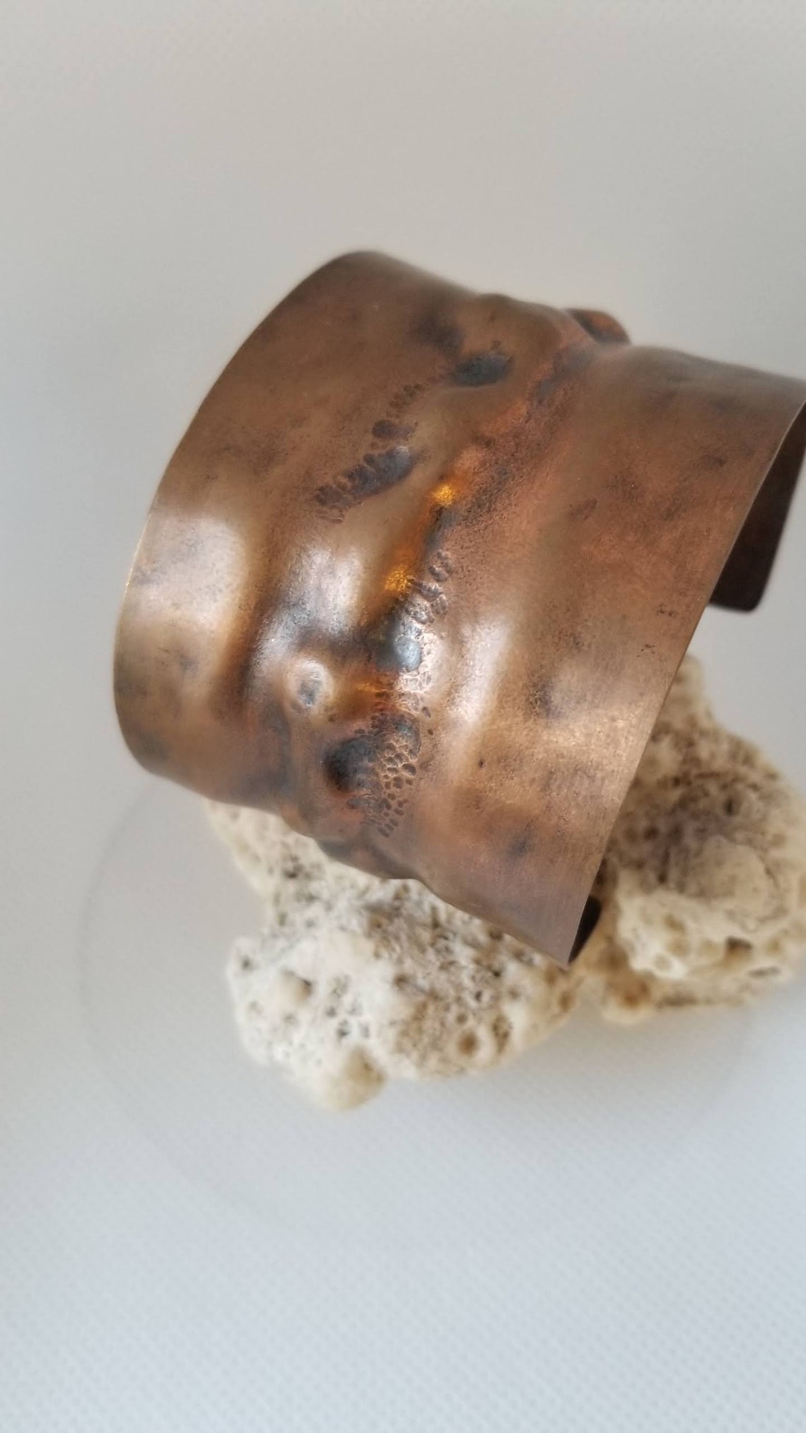 Fancy Folded Copper Bracelet - Etsy