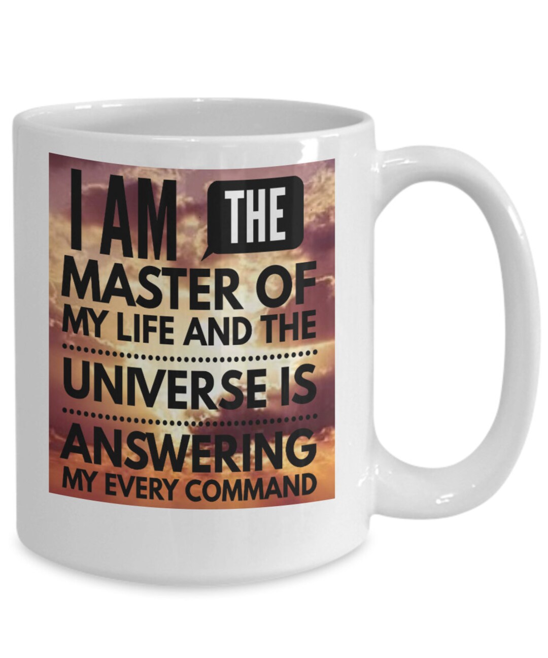 I Am Master of My Life and the Universe is Answering Every Command - Etsy