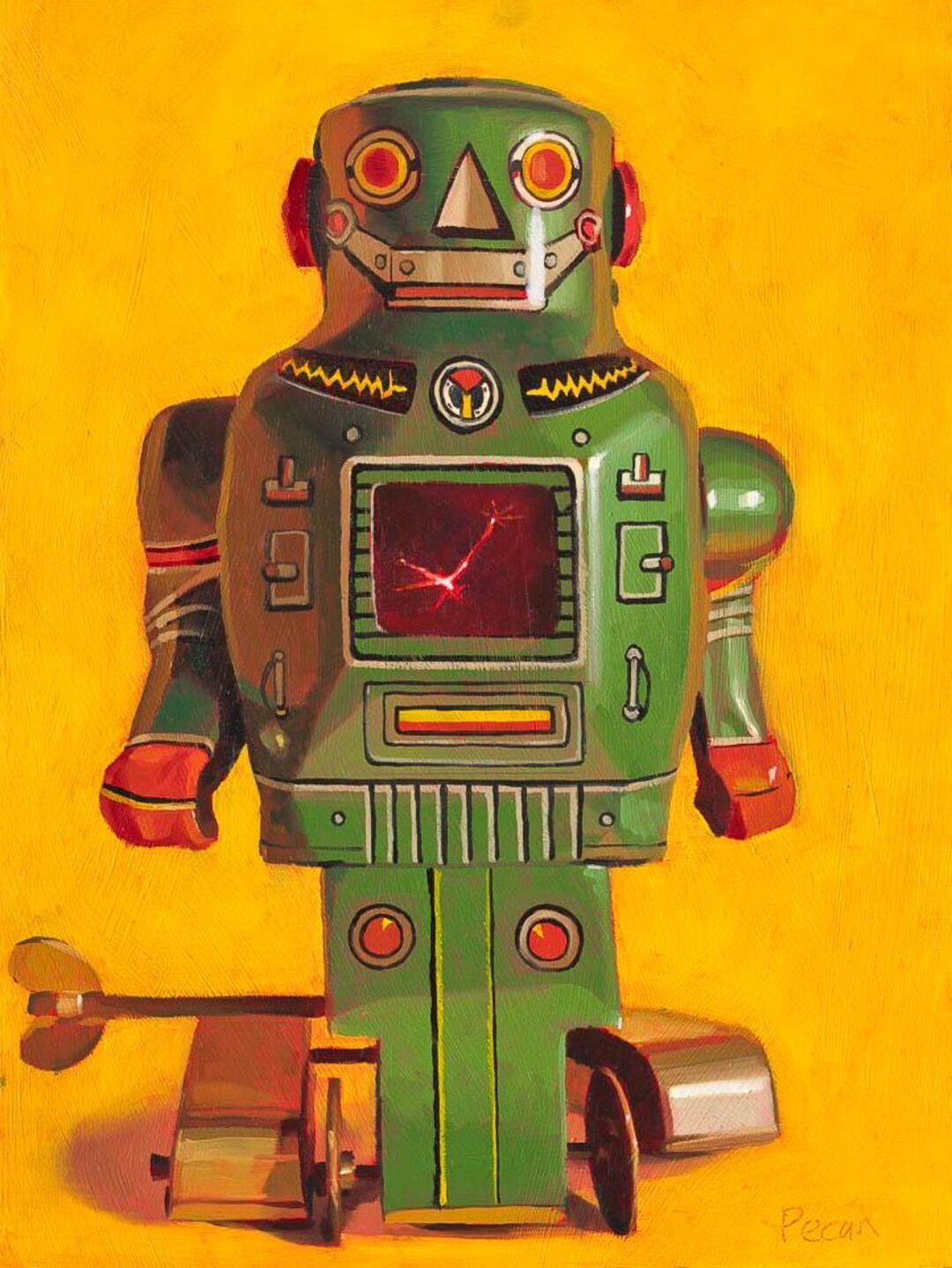 Spark Robot - Print - Etsy